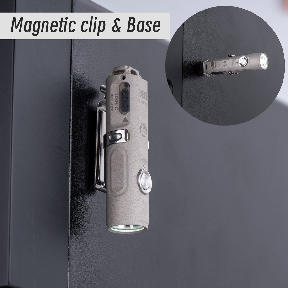 RovyVon Aurora A3 Pro Keychain Flashlight (Marble) – RovyVon USA