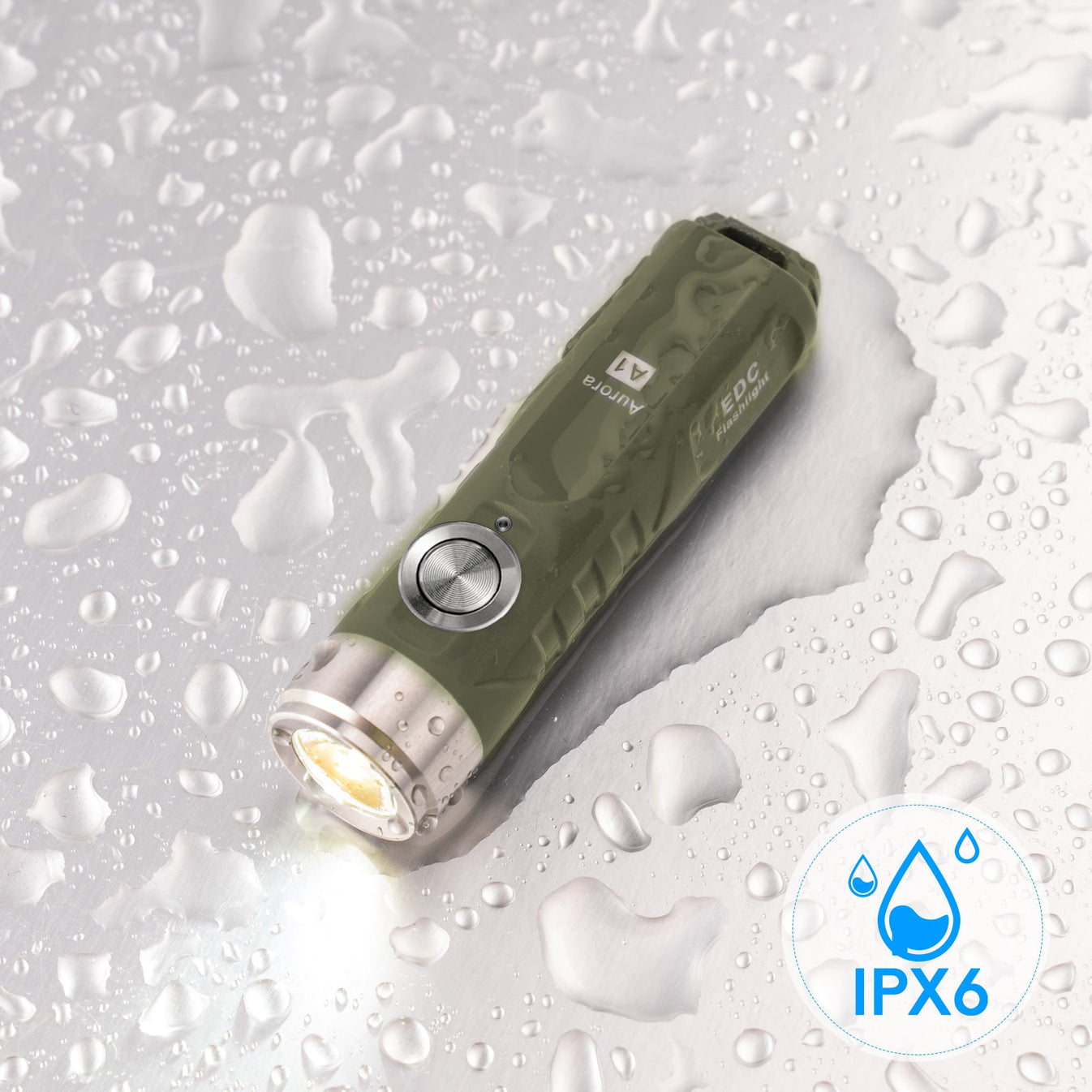 RovyVon Aurora A1 (4th Gen) Metal-switch USB-C Keychain Flashlight ...
